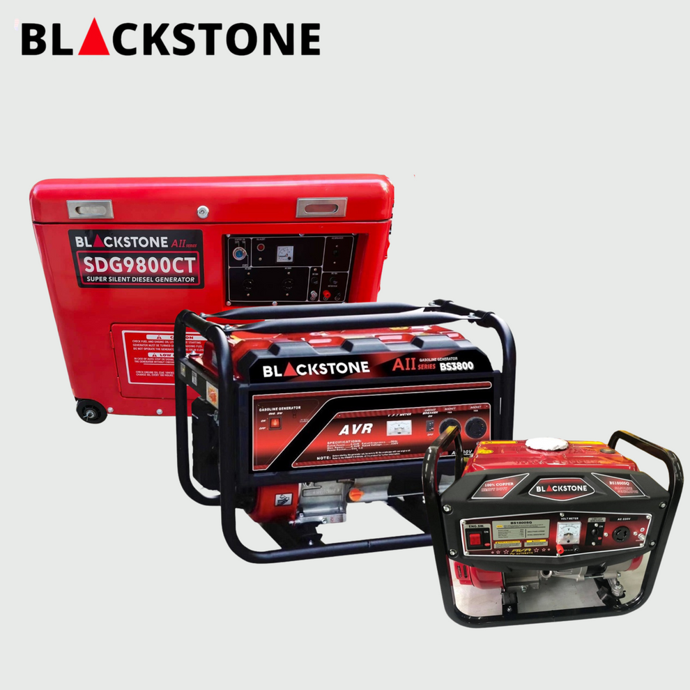 BLACKSTONE Gasoline Generator 4 Stroke BS3800 (Manual or Recoil Start ...