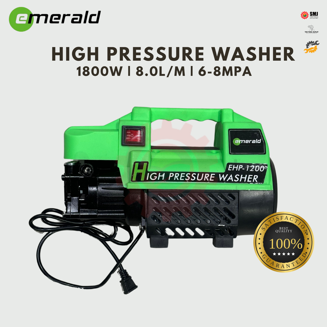 Emerald 1800W High Pressure Portable Washer - SALE! – YRS Tool Outlet